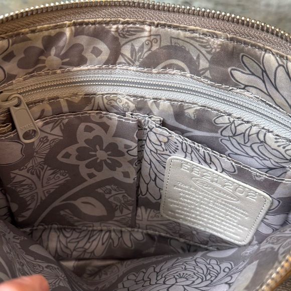 Brighton | Bags | Brighton Angelina Pewter Shoulder Bag Purse With ...